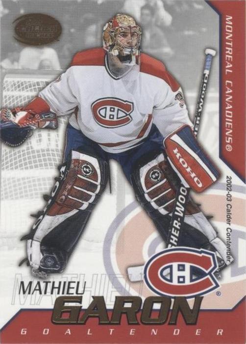 2002-03 Pacific Calder - Mathieu Garon #75 for sale online | eBay