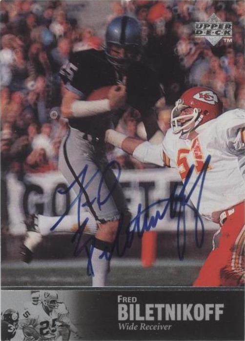 1997 Upper Deck NFL Legends - Autographs #AL-18 Fred Biletnikoff (AU ...