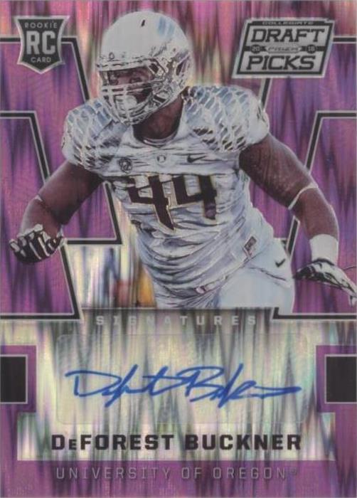 2016 Panini Prizm Collegiate Draft Picks - Draft Picks Purple Flash ...