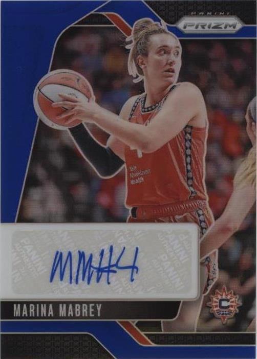 2024 Panini Prizm WNBA - Signatures Marina Mabrey #SG-MM Blue Prizm /75 ...