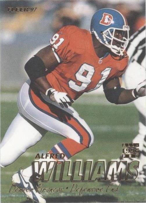 1997 Fleer - All-Pro Alfred Williams #166 for sale online | eBay
