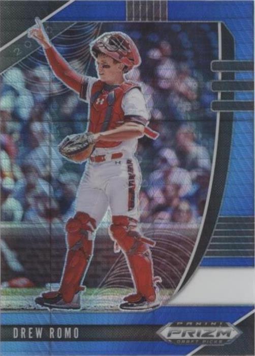 2020 Panini Prizm Draft Picks - Drew Romo #PDP35 Blue & Carolina Blue ...