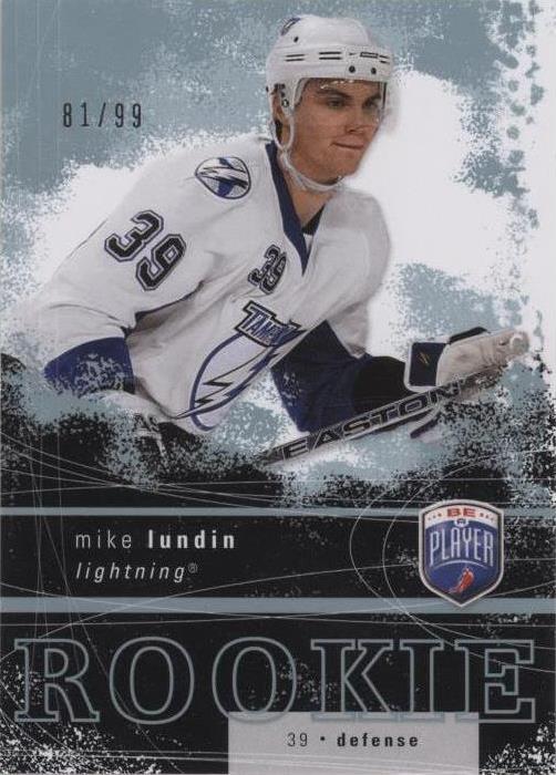 2007-08 Upper Deck Be a Player - #293 Mike Lundin /99 (RC) for sale ...