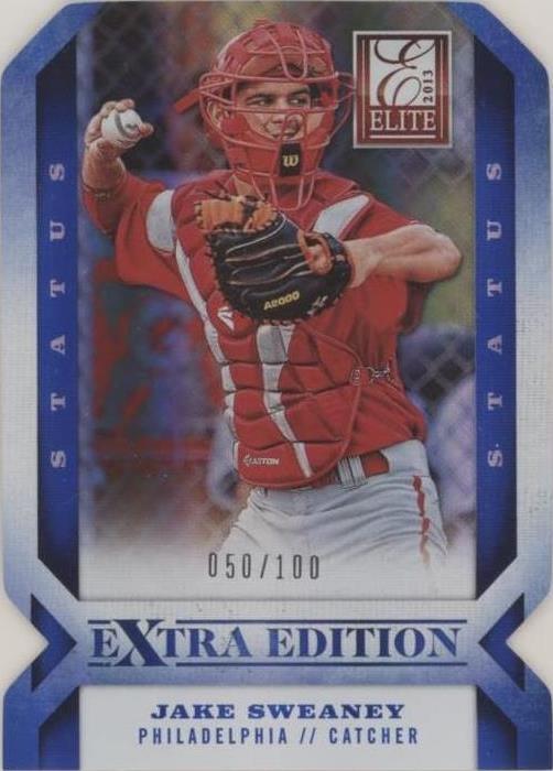 2013 Panini Elite Extra Edition - Status Blue Die-Cut #23 Jake Sweaney ...