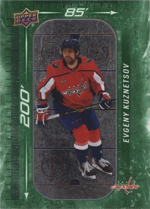 2023-24 Upper Deck Series 1 - 200' x 85' Green #DM-89 Evgeny Kuznetsov ...