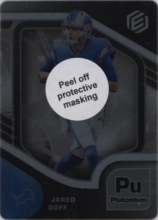 2021 Panini Elements - Plutonium #20 Jared Goff /94 for sale online | eBay