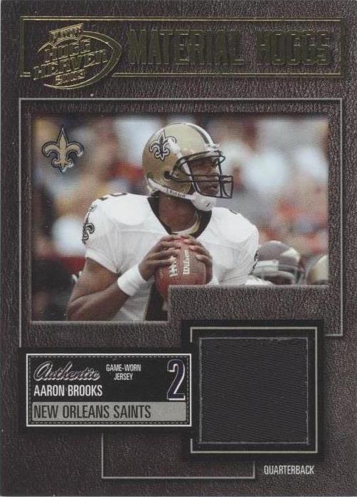 2003 Playoff Hogg Heaven - Material Hoggs Gold #MH-7 Aaron Brooks /25 ...