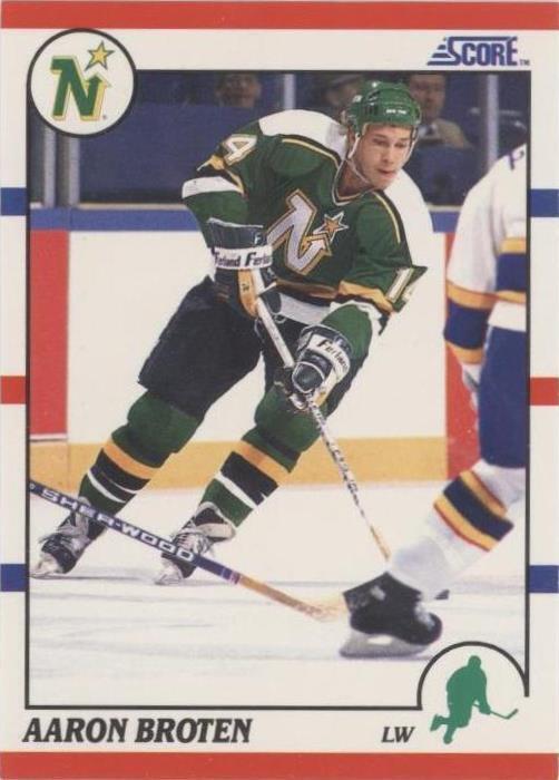 1990-91 Score - Aaron Broten #162 for sale online | eBay