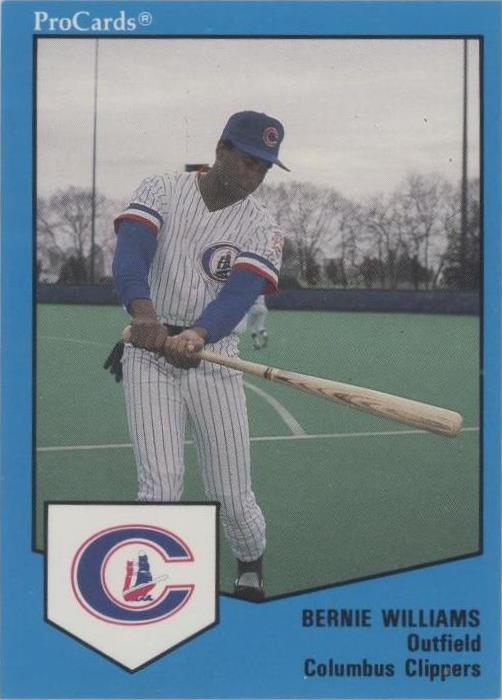 1989 ProCards Minor League Team Sets - #736 Bernie Williams (RC) for ...