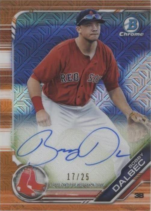 2019 Bowman - Mega Box Chrome Mojo Autographs Orange Refractor #BMA-BD ...