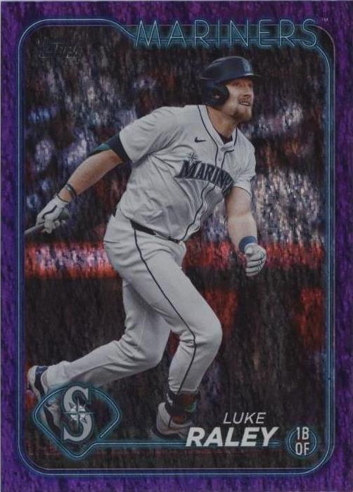 2024 Topps Update Series - Luke Raley #US260 Purple Holo Foilboard /799 ...
