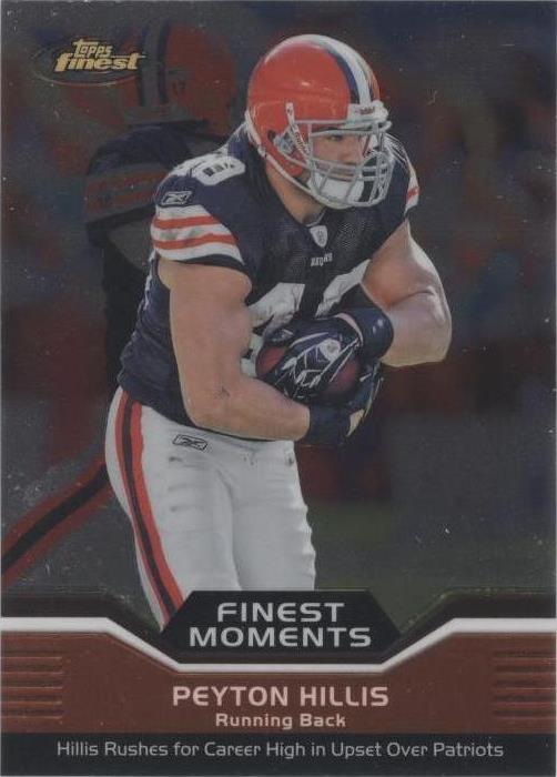 2011 Topps Finest - Finest Moments #FM-PH Peyton Hillis for sale online | eBay