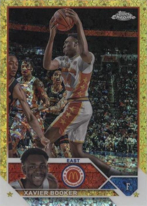 2023 Topps Chrome McDonald's All American - Xavier Booker #1 Yellow ...