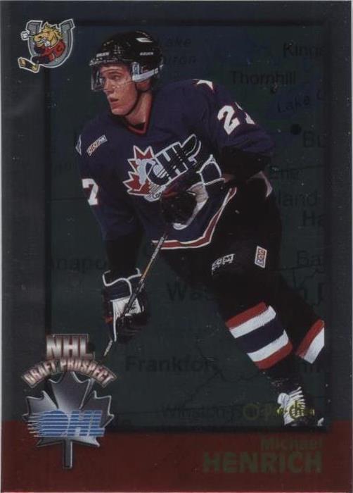 1998-99 Bowman CHL - O-Pee-Chee International #127 Michael Henrich (RC ...