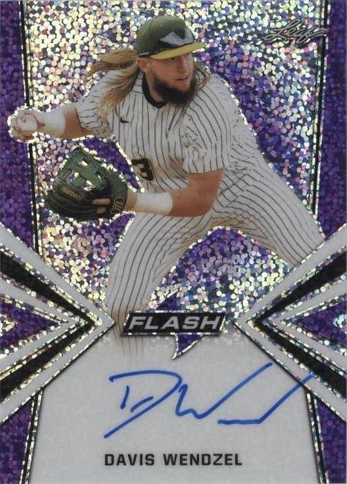 2019 Leaf Flash - Davis Wendzel #BA-DW1 Purple /25 (AU, RC) for sale ...