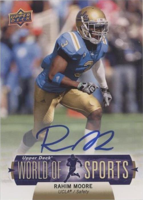 2011 Upper Deck World of Sports - Autographs #128 Rahim Moore (AU, RC ...