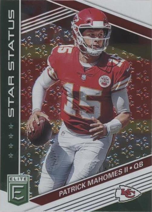 2019 Panini Donruss Elite - Star Status Patrick Mahomes II #SS-2 Green ...