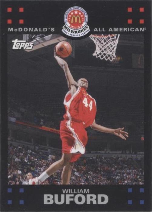 2008 Topps McDonald's All-American Game - Action #WB William Buford (RC ...