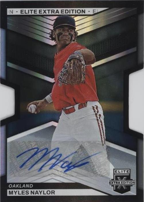 2023 Panini Elite Extra Edition - Myles Naylor #17 Signatures Die-Cut ...