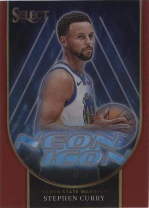 2023-24 Panini Select - Neon Icons Stephen Curry #4 Red Prizm for sale ...