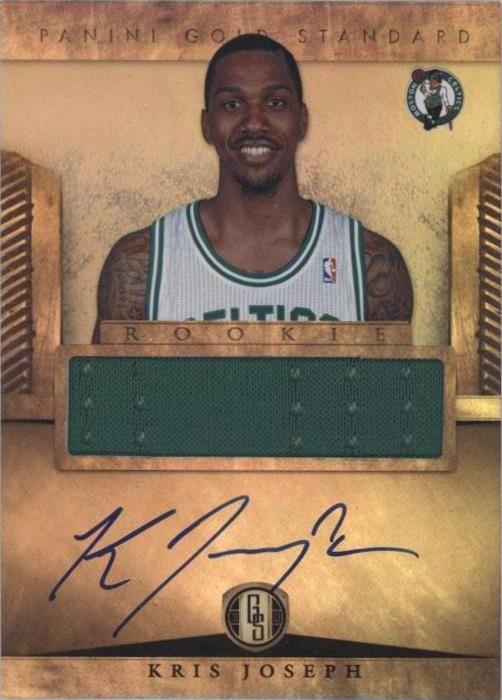 2012-13 Panini Gold Standard - #275 Kris Joseph (AU, MEM, RC) for sale ...