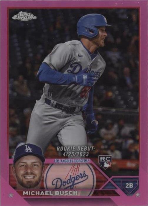 2023 Topps Chrome Update Series - Rookie Debut Michael Busch #USC105 ...