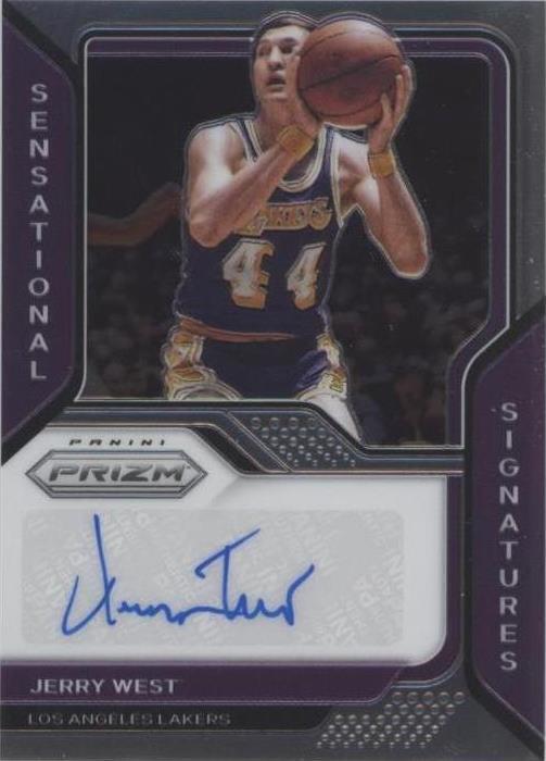 2020-21 Panini Prizm - Sensational Signatures Jerry West #SS-JWS (AU ...
