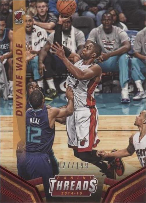 2014-15 Panini Threads - Century Proof Red #56 Dwyane Wade /199 for ...