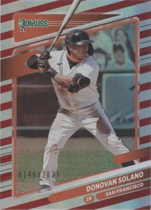 2021 Panini Donruss - Donovan Solano #68 Red /2021 for sale online | eBay