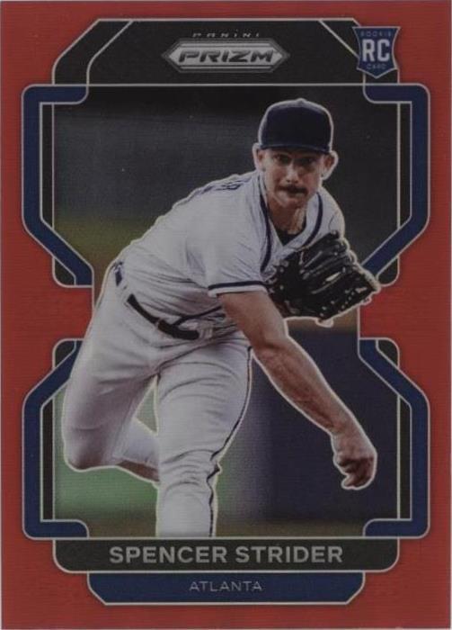 2022 Panini Prizm - Tier III Red Prizm #240 Spencer Strider (RC) for ...