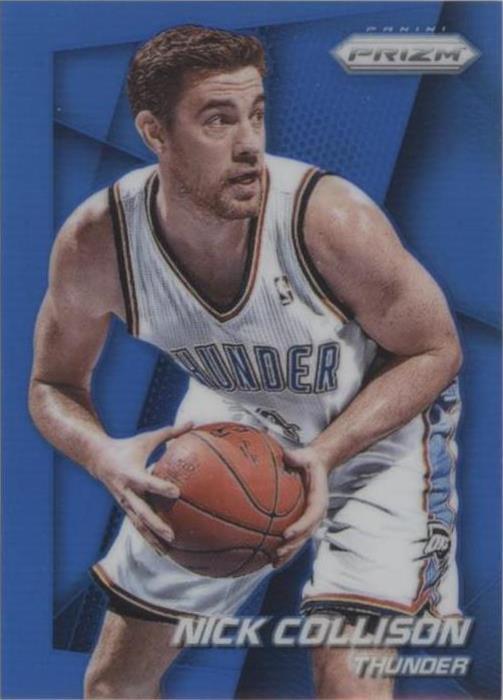2014-15 Panini Prizm - Nick Collison #30 Blue Prizm /99 for sale online ...