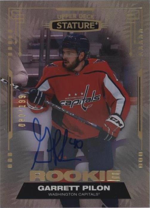2021-22 Upper Deck Stature - Rookies Autographs #181 Garrett Pilon /199 ...