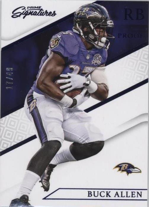 2016 Panini Prime Signatures - Prime Proof Blue #197 Buck Allen /49 for sale online | eBay