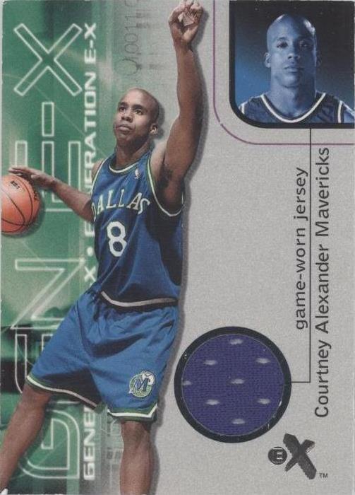 2000-01 EX - Generation E-X Courtney Alexander Jerseys (MEM, RC) for ...