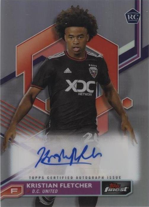 2023 Topps Finest MLS - Autographs #A-KF Kristian Fletcher (AU, RC) for ...