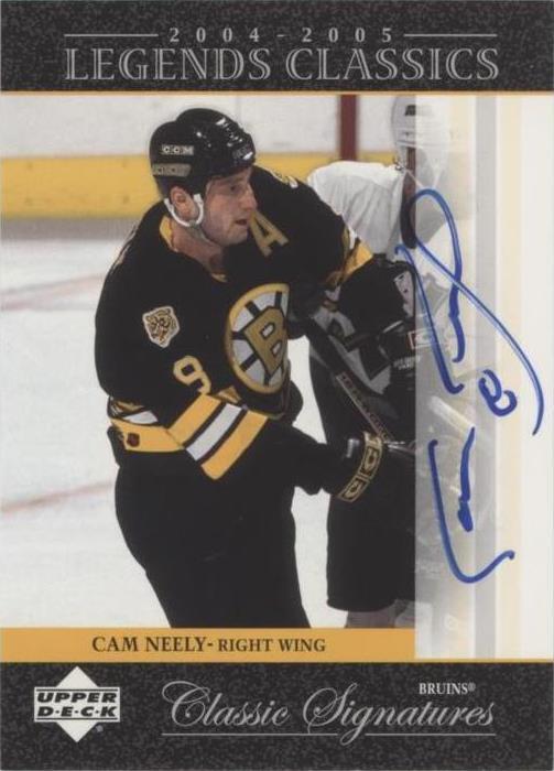 2004-05 Upper Deck Legends Classics - Classic Signatures #CS27 Cam ...