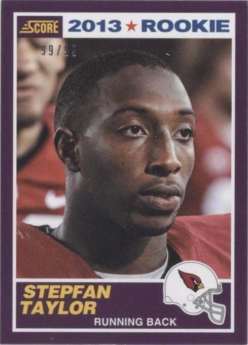2013 Score - 2013 Rookie Stepfan Taylor #426 Purple /99 (RC) for sale ...