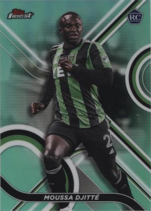 2022 Topps Finest MLS - Moussa Djitte #82 Aqua Refractor /75 (RC) for ...