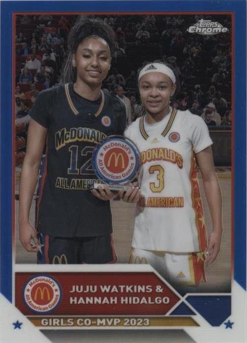 2023 Topps Chrome McDonald's All American - Girls Co-MVPS JuJu Watkins ...