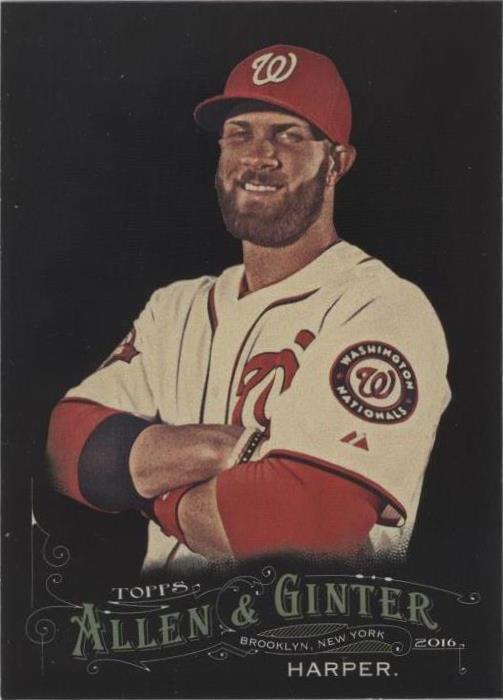 2016 Topps Allen & Ginter X - Bryce Harper #254 for sale online | eBay