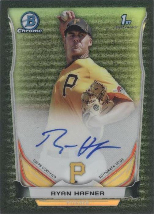 2014 Bowman Chrome - Prospect Autographs Black Static Refractor #BCAP ...