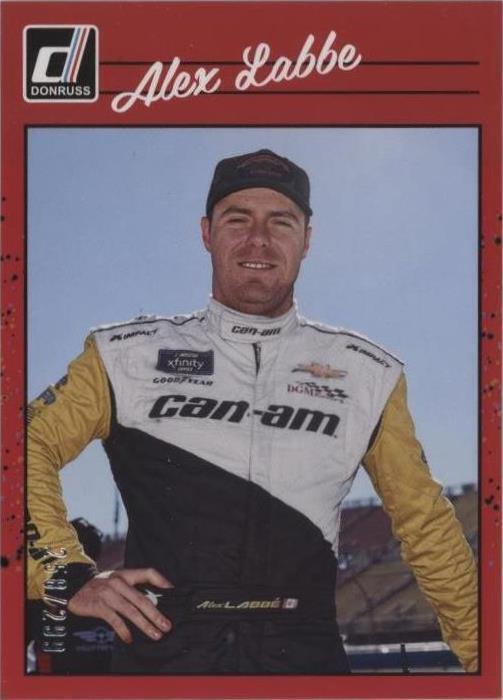 2023 Panini Donruss NASCAR - Retro 1990 Red #186 Alex Labbe /299 for ...