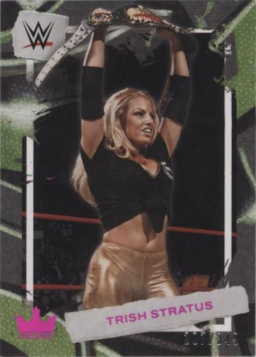 2023 Panini Chronicles WWE - Ring Royalty Trish Stratus #121 Pink /349 ...