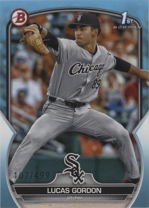 2023 Bowman Draft - Lucas Gordon #BD-126 Sky Blue /499 (RC) for sale ...