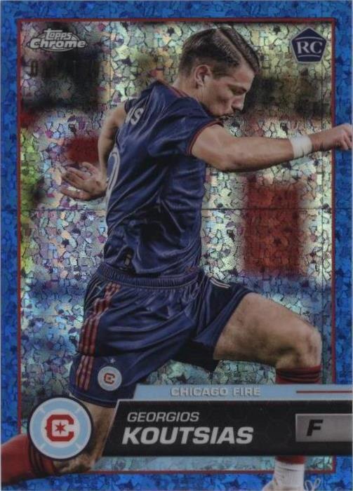 2023 Topps Chrome MLS - Georgios Koutsias #132 Blue Mini-Diamond ...