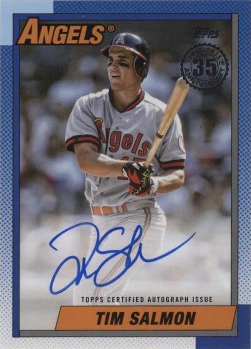 2025 Topps Series 1 - Tim Salmon #90A-TSA for sale | eBay
