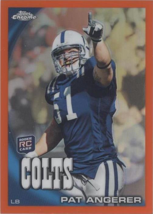 2010 Topps Chrome - Orange Refractor #C121 Pat Angerer (RC) for sale ...