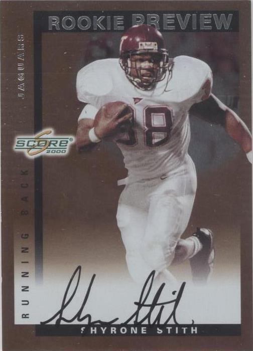 2000 Score - Rookie Preview Autographs Shyrone Stith #SR 39 (AU, RC ...