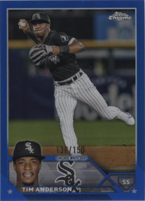 2023 Topps Chrome - Tim Anderson #211 Blue Refractor /150 for sale ...
