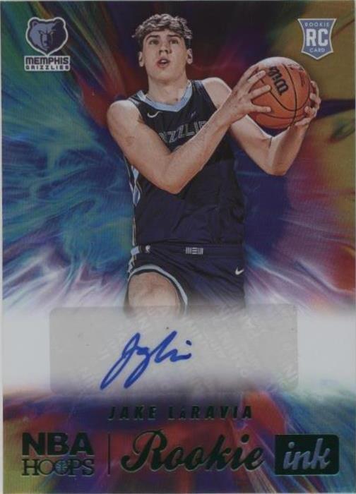 2022-23 Panini NBA Hoops - Rookie Ink Jake LaRavia #RI-JLR Green (AU ...